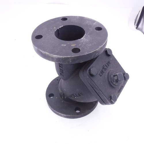 Keckley 3" Style A-7 Flanged Perforated Cast Iron Wye ...