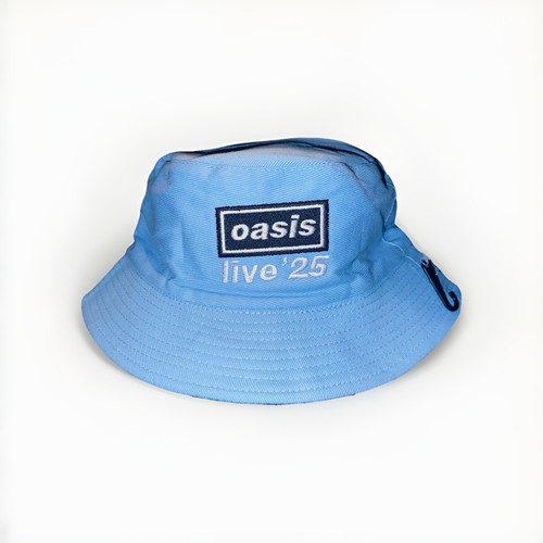 Oasis Live 2025 Bucket Hat (Light Blue/City Blue) | eBay UK
