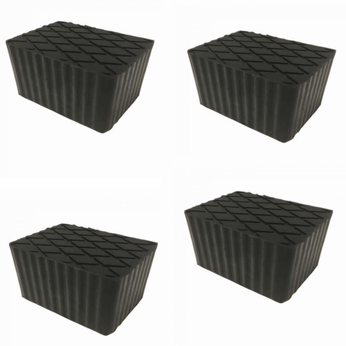 4 pcs Ramp Jacking Rubber Blocks Quality Universal Scissor Car Lift ...