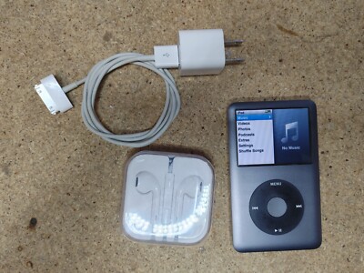 Apple iPod Classic 7th gen A1238 160GB MC297LL/A Black 2008 | eBay