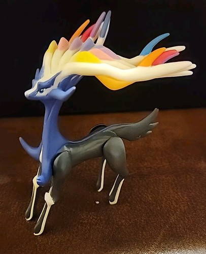 Pokemon Tomy Figure Xerneas deer action figure pose-able legs | eBay