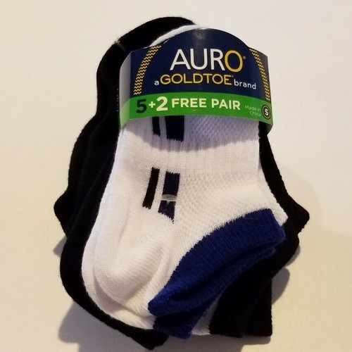Infant Boys Auro Gold Toe Brand 7 pack Multicolor Low cut Socks Size ...