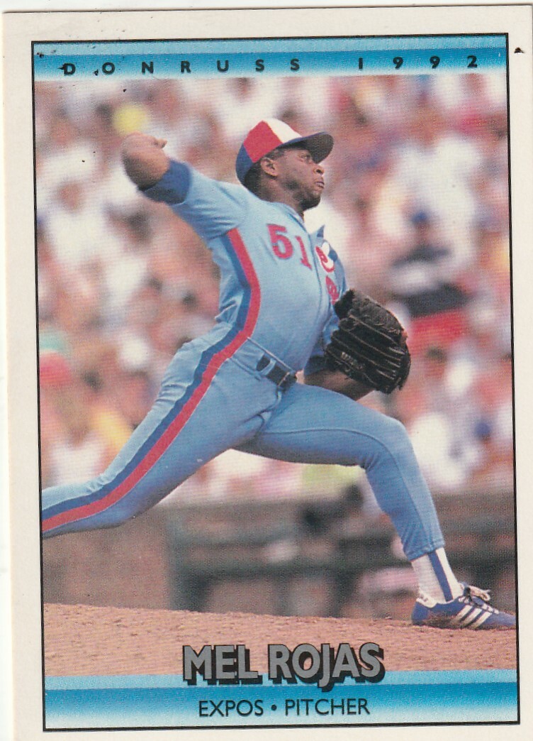 FREE SHIPPING-MINT-1992 Donruss Montreal Expos #435 Mel Rojas PLUS ...