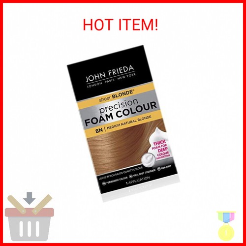 John Frieda Precision Foam Colour, Medium Natural Blonde 8N | eBay