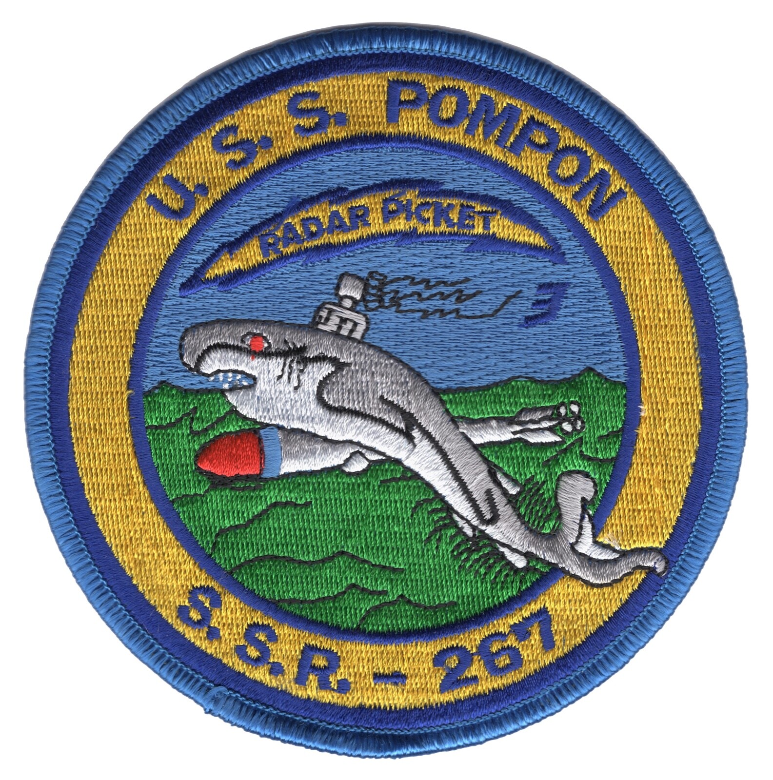 SSR-267 USS Pompon Patch | eBay