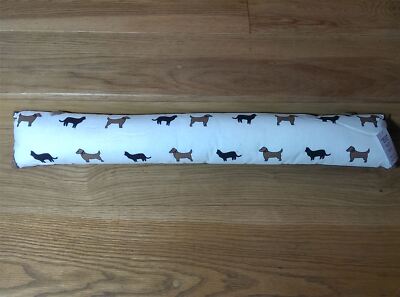 Draught Excluder 85 x 15cm 100%Cotton with Washable Inner | eBay UK