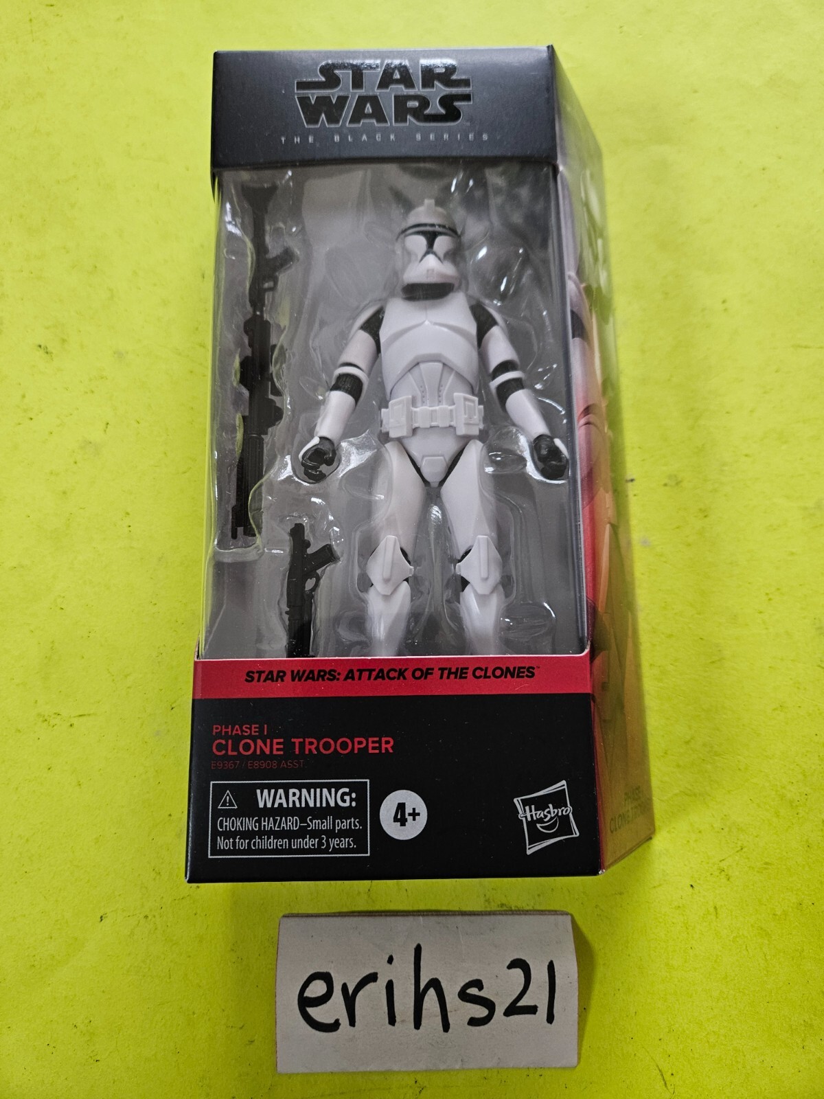 Star Wars The Black Series Phase 1 Clone Trooper Attack Of The Clones ...