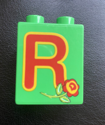 Lego Duplo • ALPHABET LETTER R• Building Block Brick Piece Replacement ...