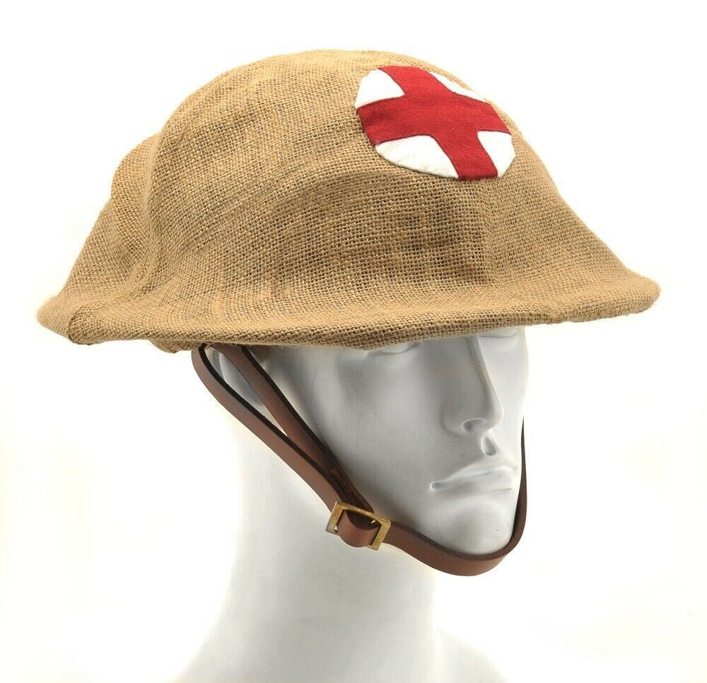 US WW1 Helmet cover M1917 Doughboy Brodie Helmet Medic Cover (Helmet ...