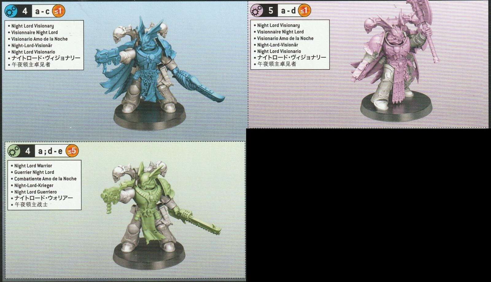 Night Lord Visionary Kill Team Nemesis Claw Warhammer 40k - NoS (x1) | eBay