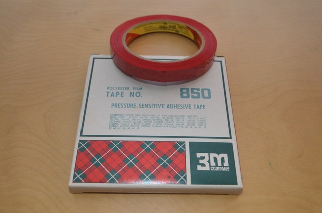 3M 3 Rolls 850 Clear Polyester Splicing Sealing Film Tape 1/4" X 72 ...
