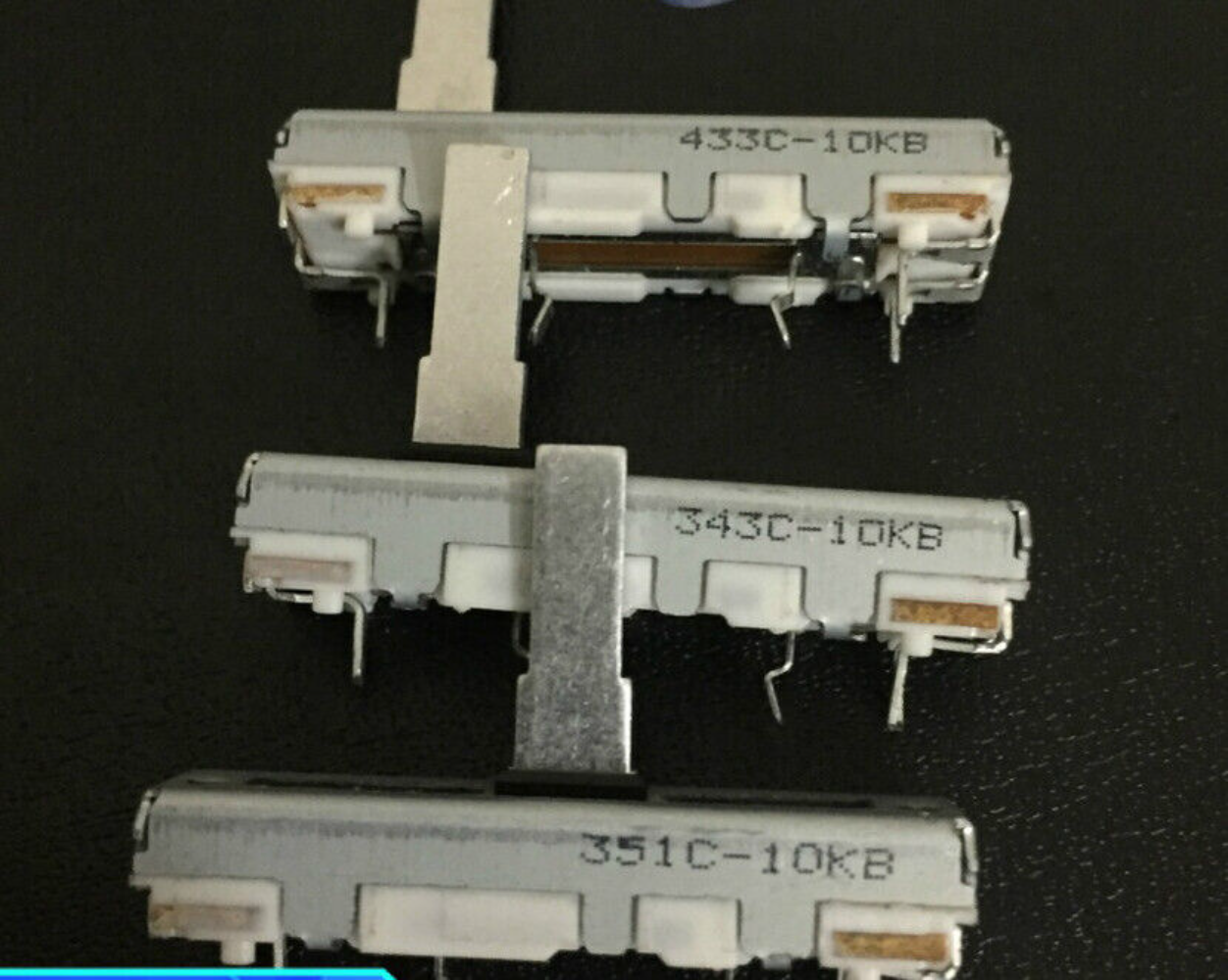 ALPS Microphone Volume Adjustment Slide Potentiometer Fader RS20 B10K ...