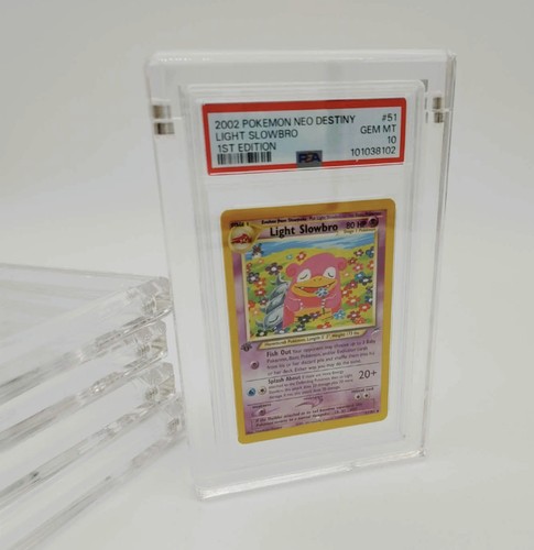 5x PSA Acrylic Magnetic Display Cases! | eBay