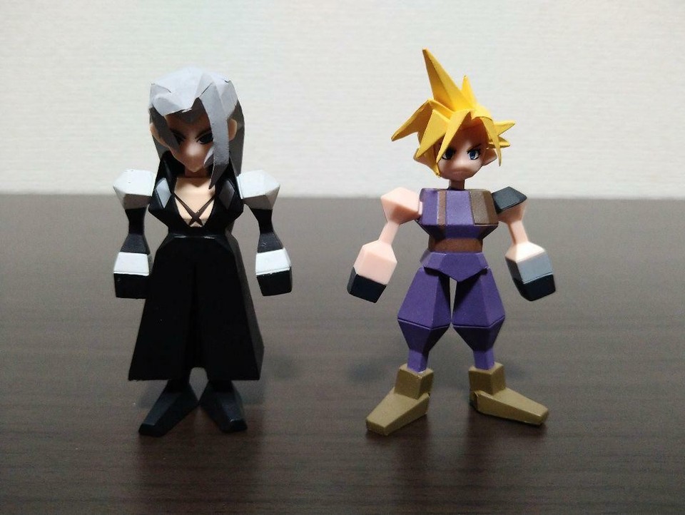 FINAL FANTASY VII REMAKE Polygon Mini Figure Cloud Tifa Aerith ...