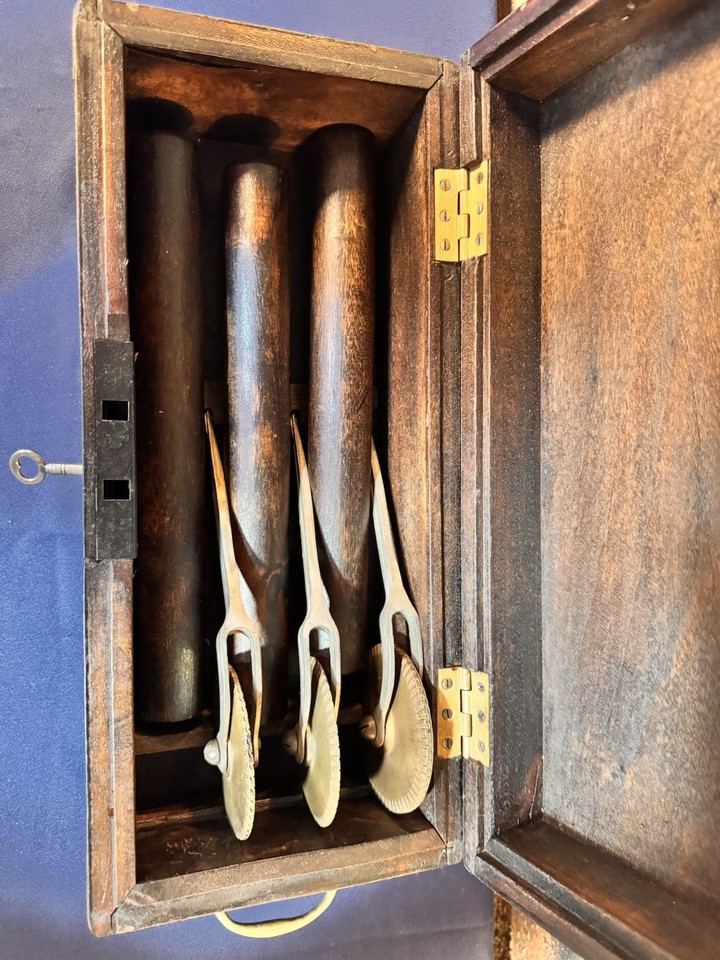 Antique Wooden Box Bookbinding Brass Roll finishing Gilding Tool Wheels ...