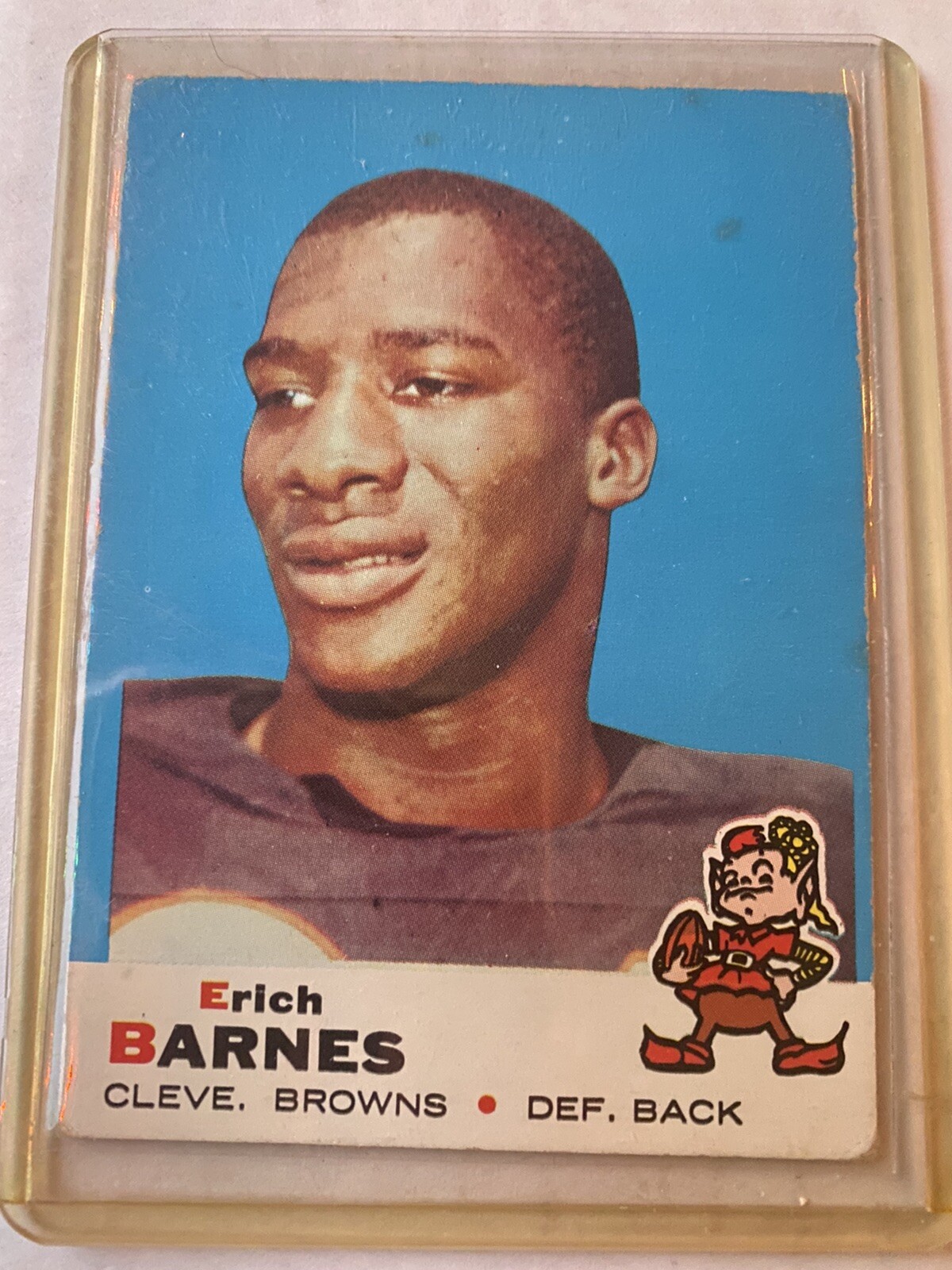 1969 Topps #4 Erich Barnes Cleveland Browns | eBay