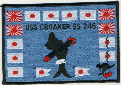 SS 246 USS Croaker SS 246 - WWII Battleflag c5884 | eBay