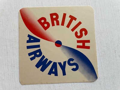 Vintage 1940-50's British Airways Luggage Label | eBay