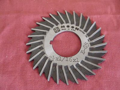 NEW MOON CUTTER CO. SS2562 2 1/2 X 1/16 X 7/8 28 TEETH SLITTING SAW USA ...