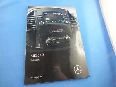 Mercedes V Klasse Vito Audio 40 Zusatzleitung Betriebsanleitung ...