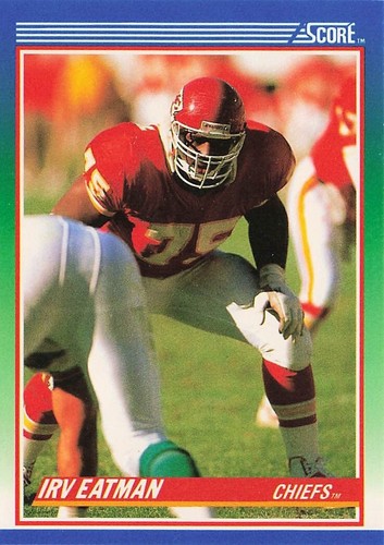 Irv Eatman Score 1990 Football Card #76 | eBay