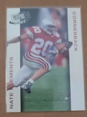 2001 Press Pass SE Nate Clements #43 | eBay