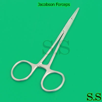 Jacobson Forceps 5" Straight Delicate Surgical Vet Instruments | eBay