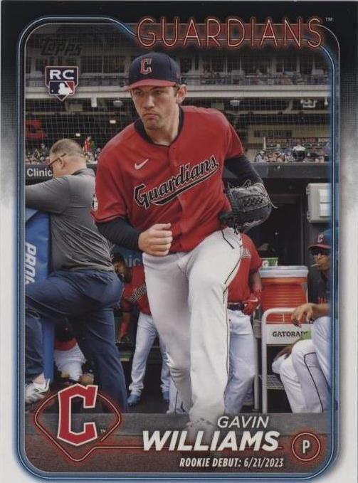 2024 Topps Update Series - Rookie Debut Gavin Williams #US294 Golden ...