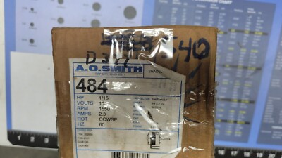 AO 484 MOTOR 1/15 HP 2.3 AMPS 115 V 60 HZ 1550 RPM CCWSE 1 SP | eBay