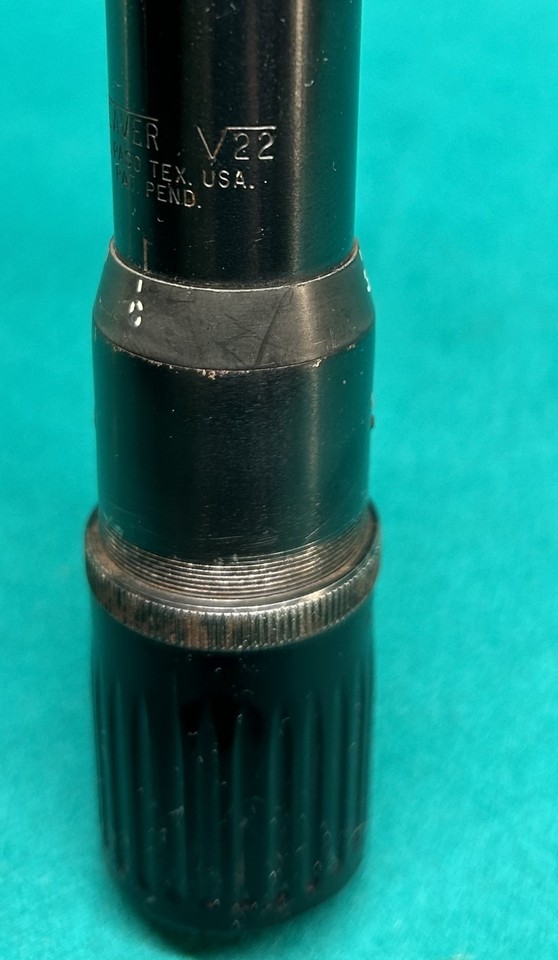 Weaver V22 Rifle Scope, 3x-6x Variable Power, w/ Detachable rings bases ...