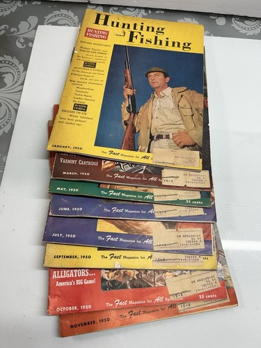 Vintage 1950 Hunting And Fishing Magazines | eBay