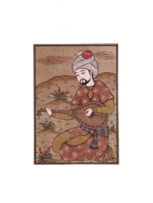 UZBEKISTAN HAND MADE PAINT UZBEK ABSTRACT MINIATURE #36 | eBay