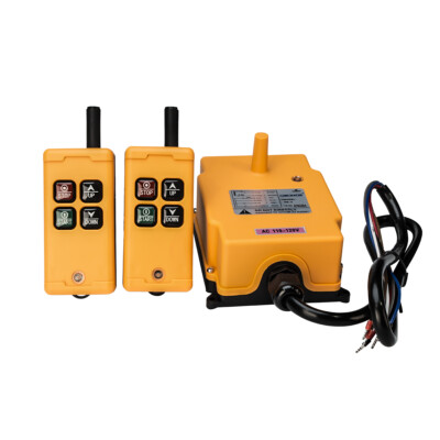 4 Key Electric Wireless Cordless Crane Radio Hoist Remote Control HS-4 ...