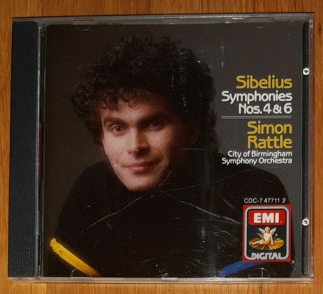 Sibelius - Symphonies 4 & 6 Simon Rattle CD EMI CDC7477112 1988 | eBay