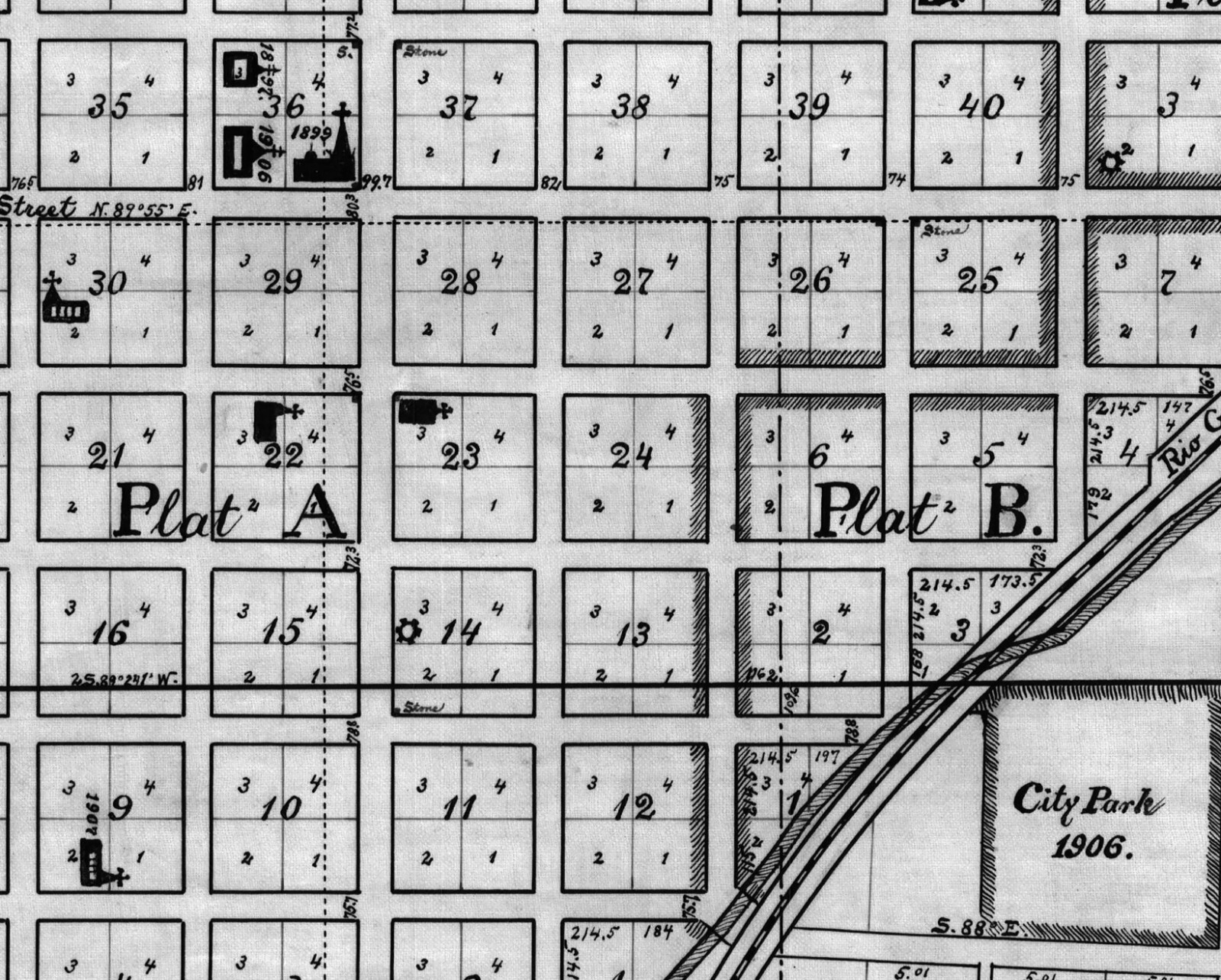 1915 Map of Richfield Sevier County Utah | eBay