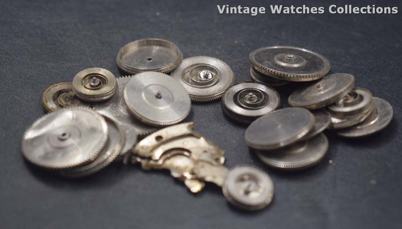 Vintage Mechanical Wrist Watch Barrel Mix Lot For Watch Maker Repair O ...