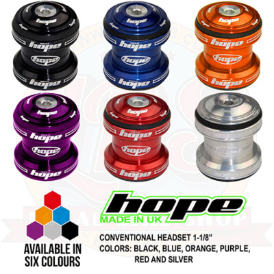Hope Conventional Headset 1-1/8" MTB XC AM Enduro DJ - All Colors ...