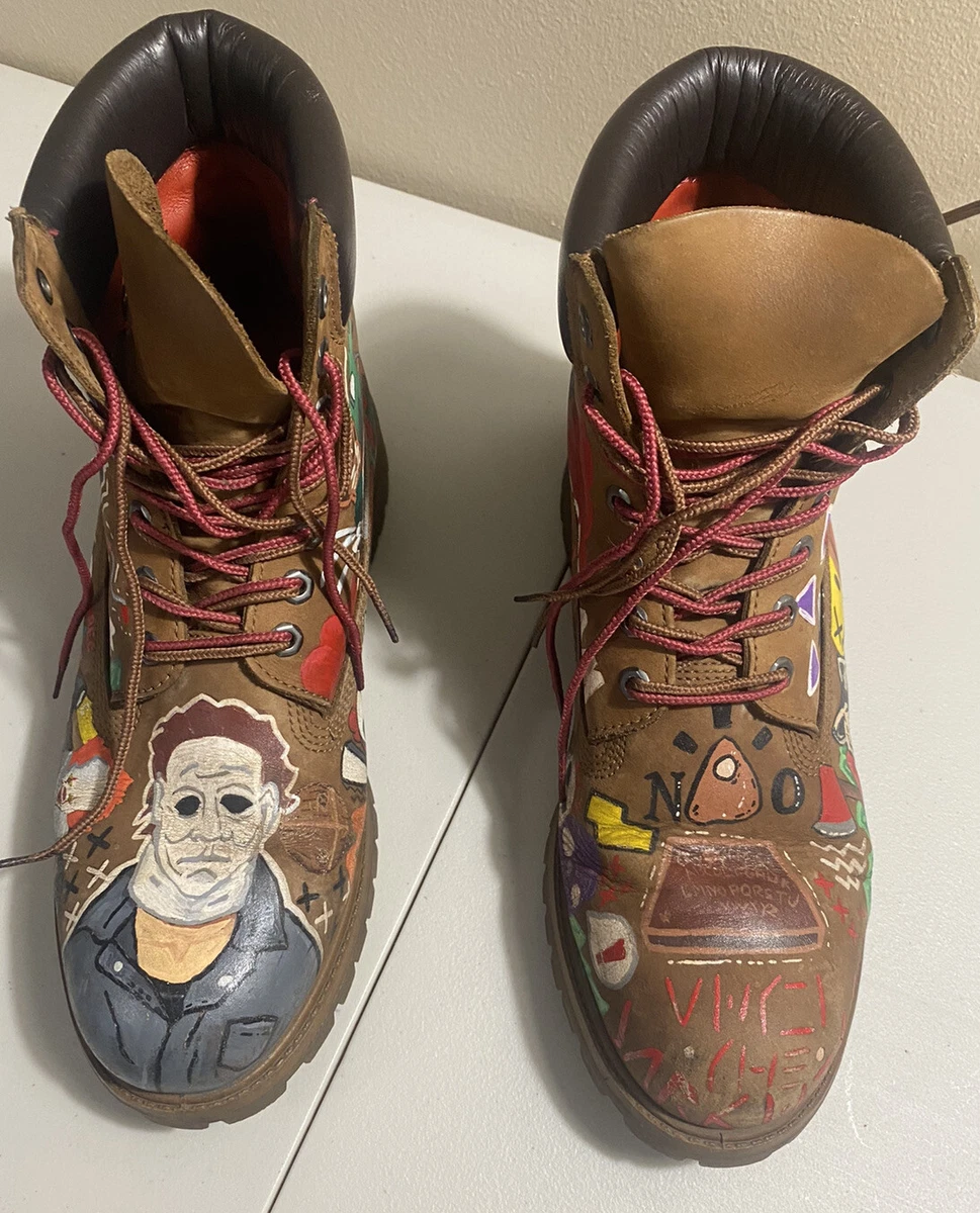 Customized Flower Timberlands