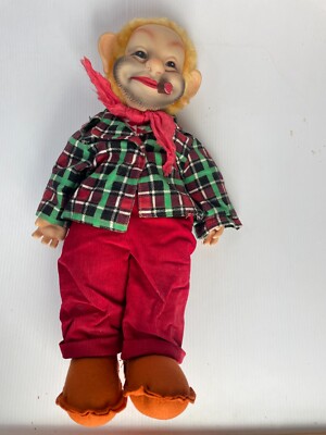 VINTAGE Rushton Cigar Smoking Hobo Rubber Face Doll RARE | eBay