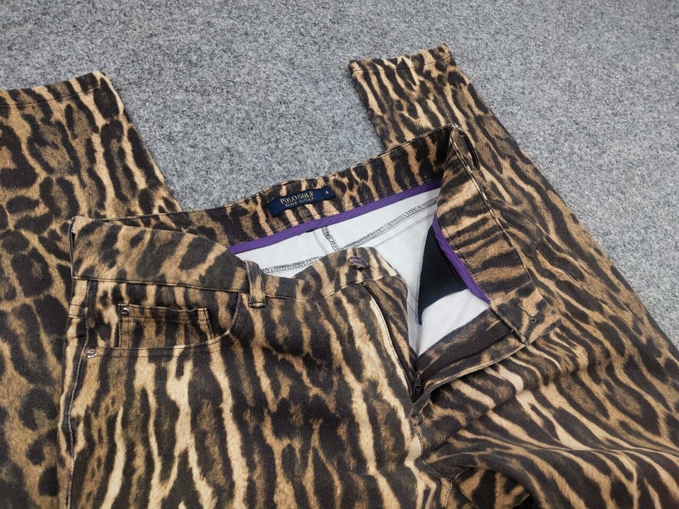 Polo Golf Ralph Lauren Design Leopard Pattern Womens Slim pants | eBay