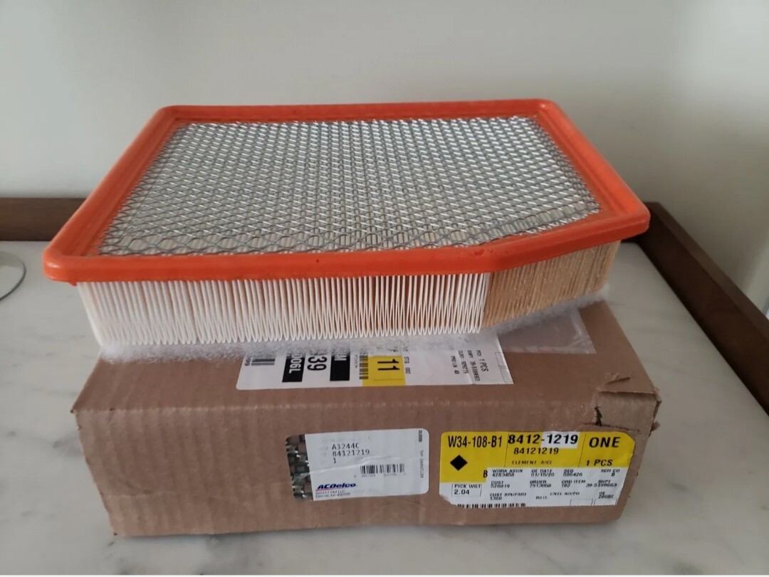 AC-DELCO A3244C - Air filter cross reference
