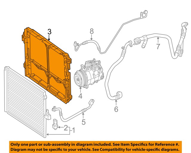 Genuine Mercedes-Benz Condenser Frame 0995050141 OEM for sale online | eBay