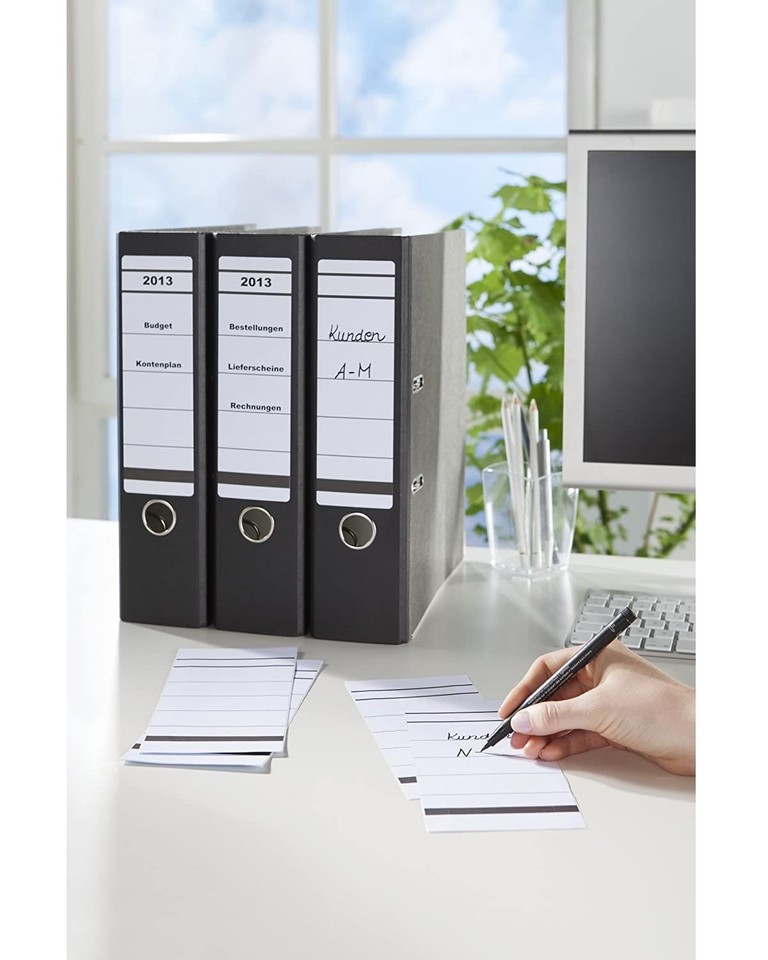 Avery 10x Folder Labels Narrow Short A4 File Spine Label Sticker | eBay UK