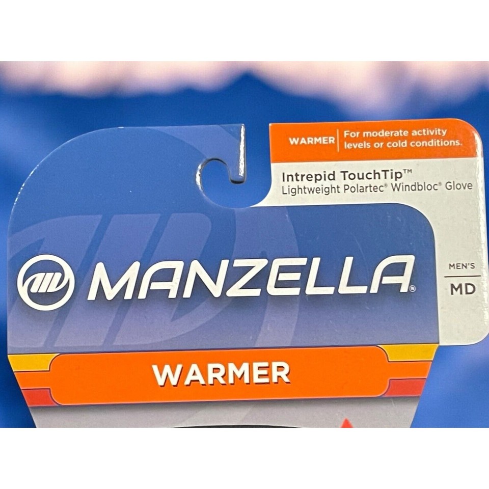 Manzella Intrepid Polartec Windbloc Gloves Men's (Sz M) Touchscreen ...