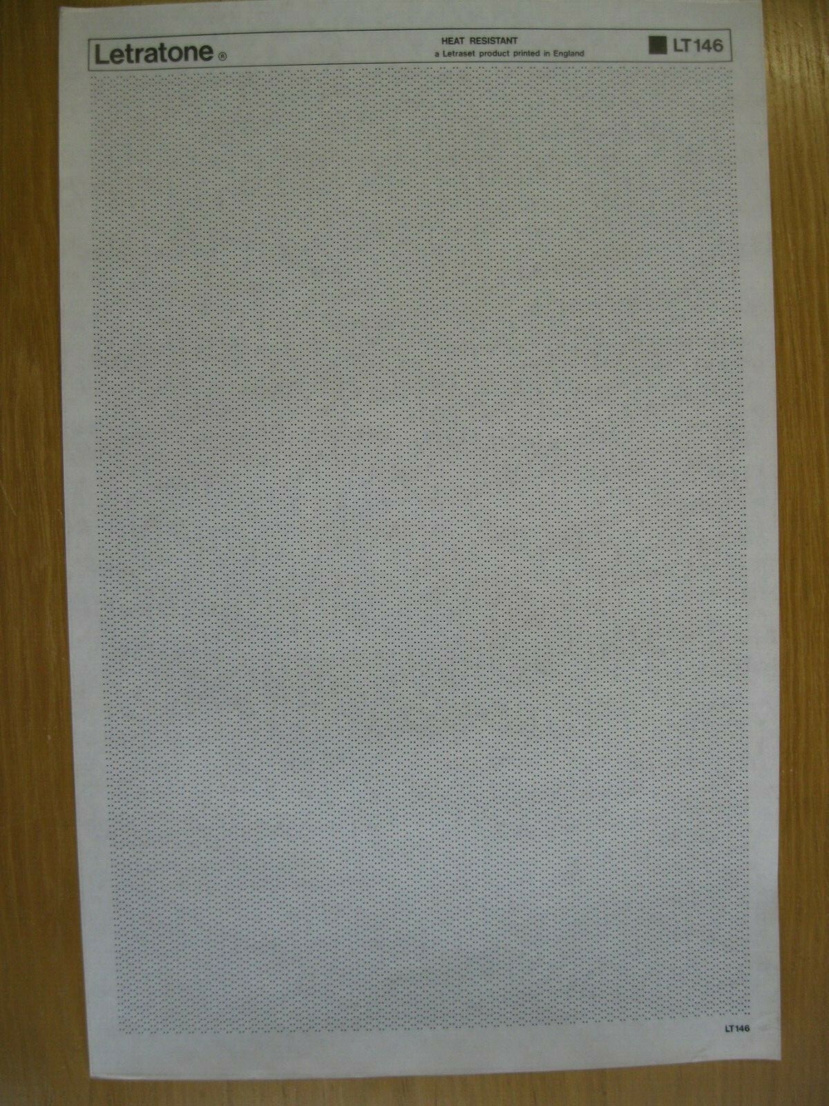 .1 x Letraset Letratone Sheet LT146 (bb) | eBay UK