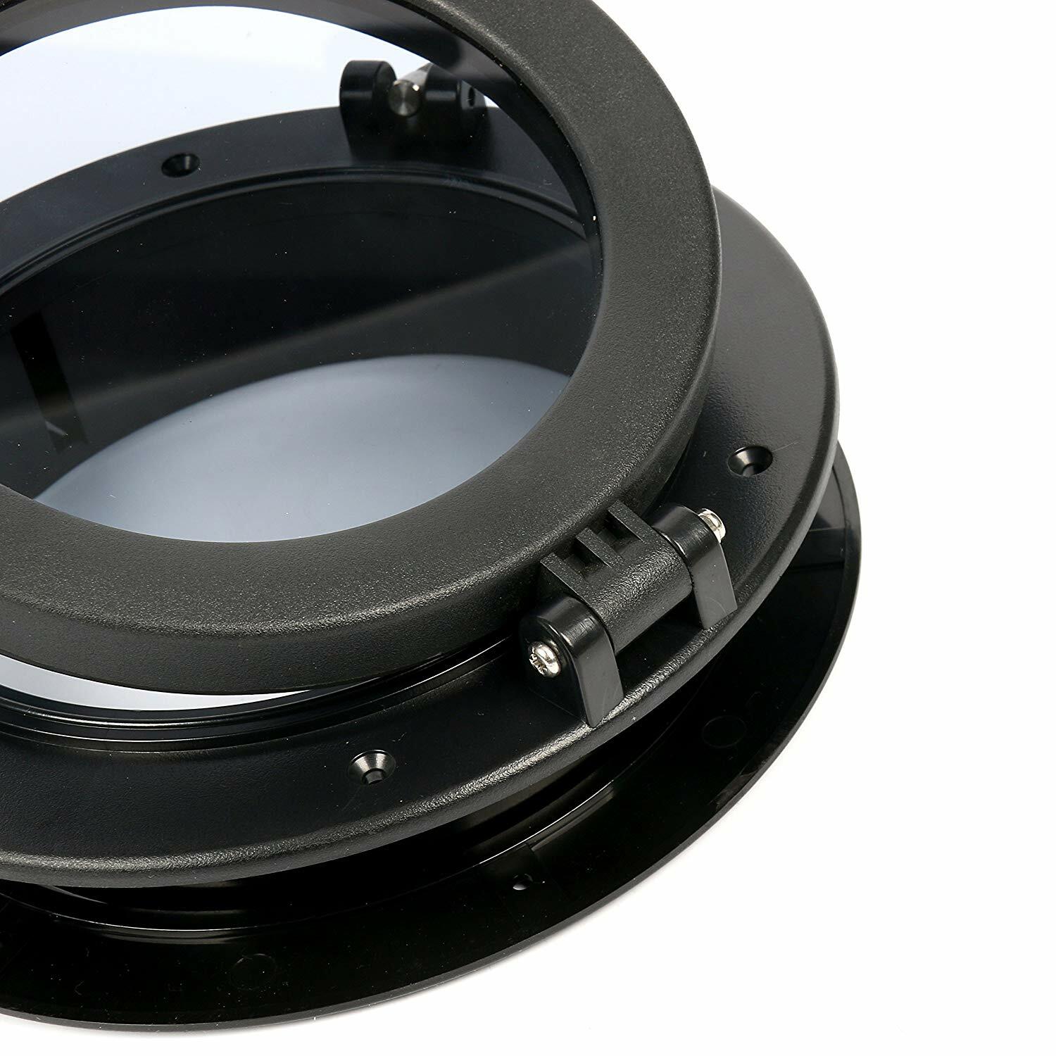 Black & White Portlight Porthole Replacement Window Port Hole ABS ...