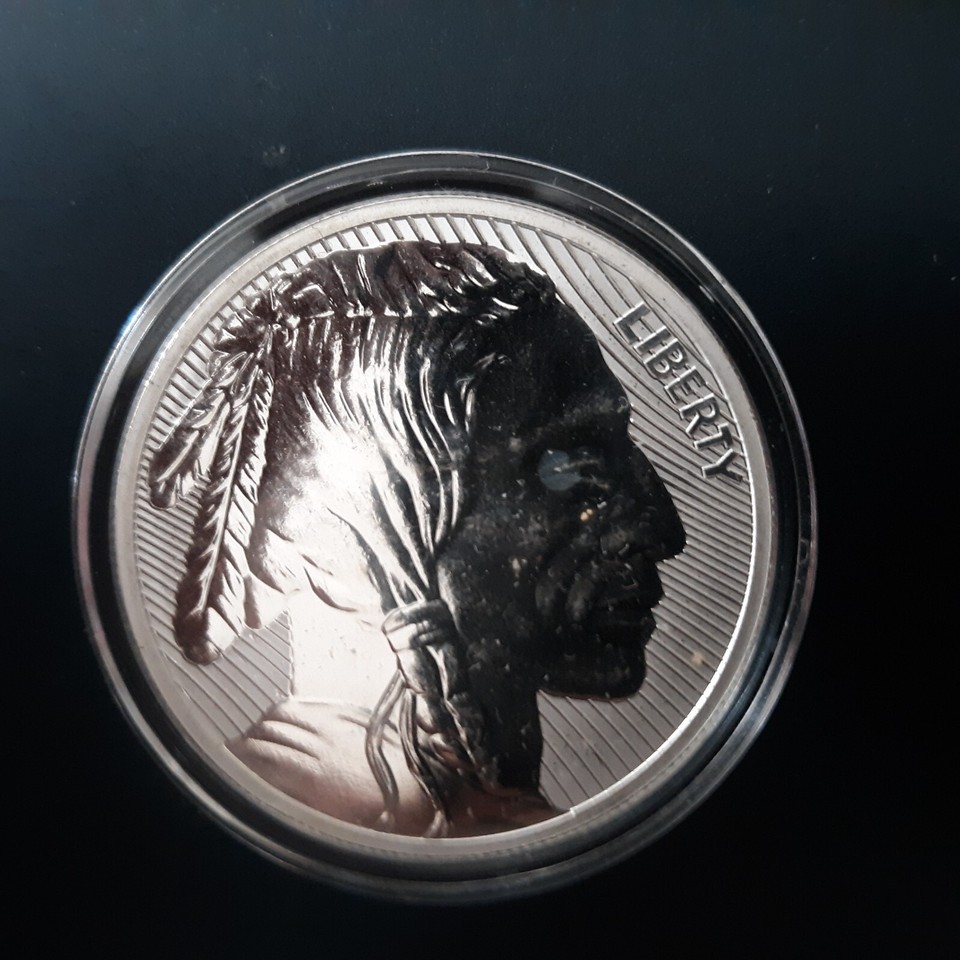 [2] 1 OZ BUFFALO SILVER REVERSE PROOF ROUNDS | eBay