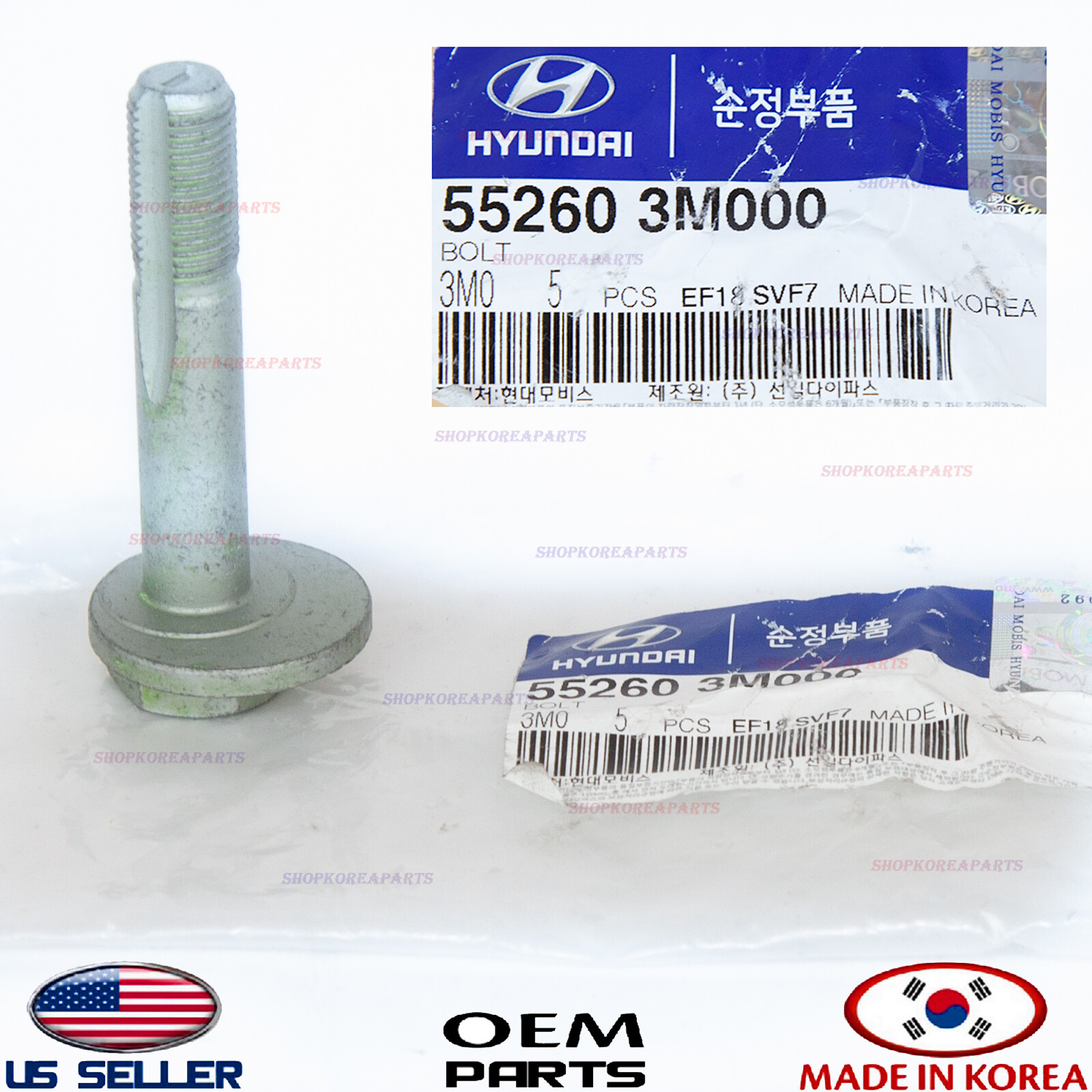 Genuine OEM Lateral Arm Bolt for Hyundai 552603M000 for sale online | eBay