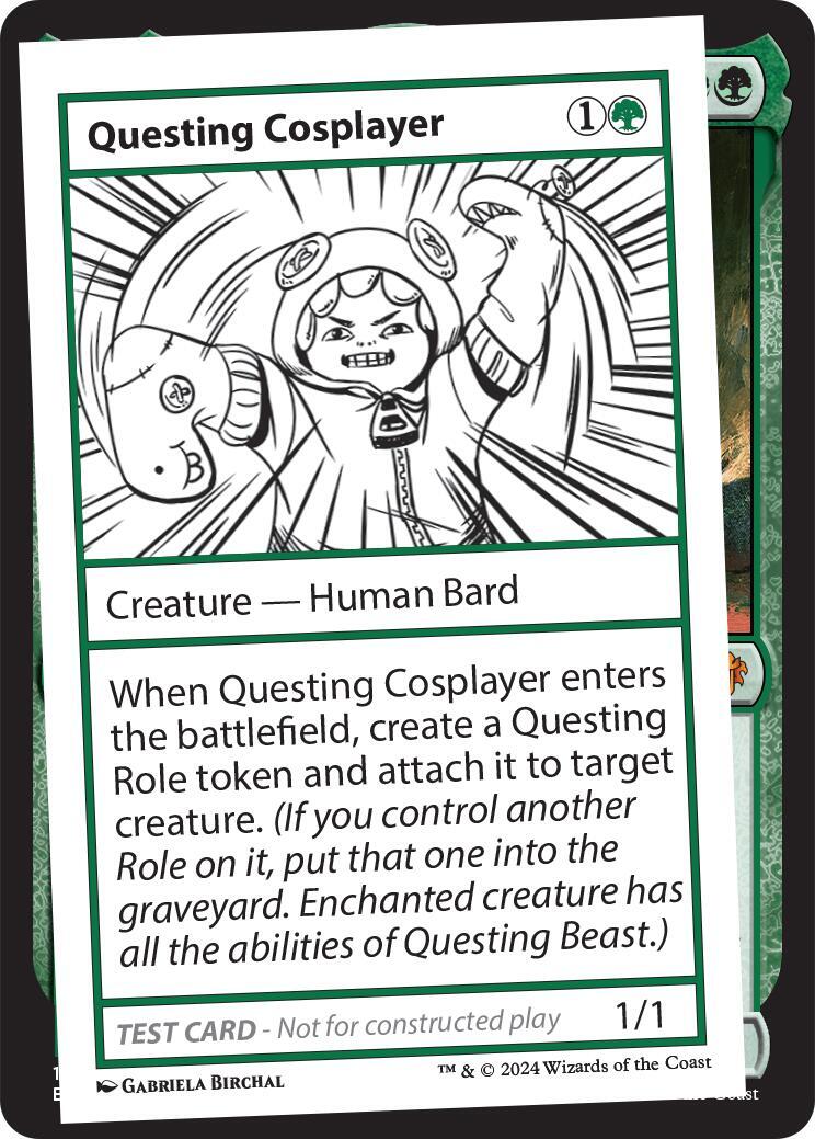 Questing Cosplayer Mystery Booster 2 Playtest Cards Regular for sale ...
