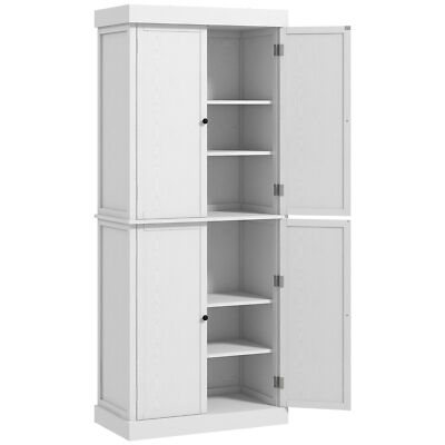 72 Inch TALL Kitchen Pantry Storage Cabinet with Doors and Shelves Food ...